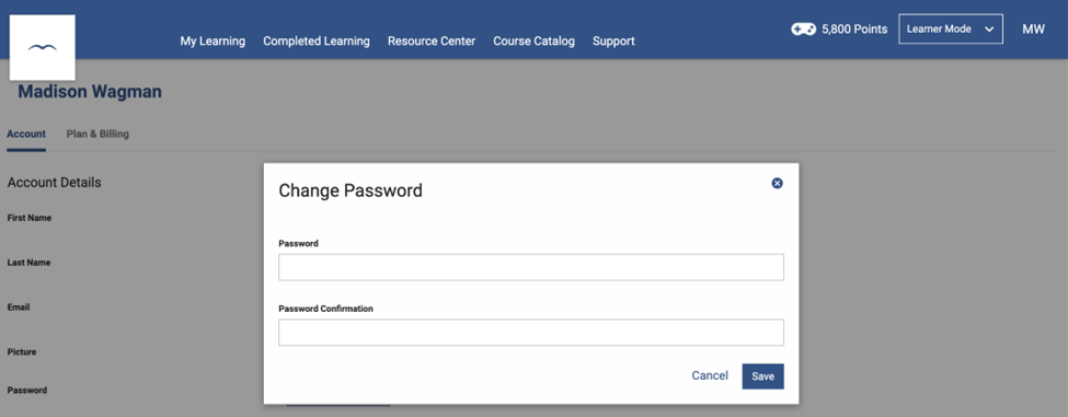 Editing your online training profile details – Help Center